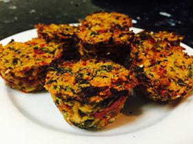 Kale & Red Pepper Bites | Plant Based Family Down Under